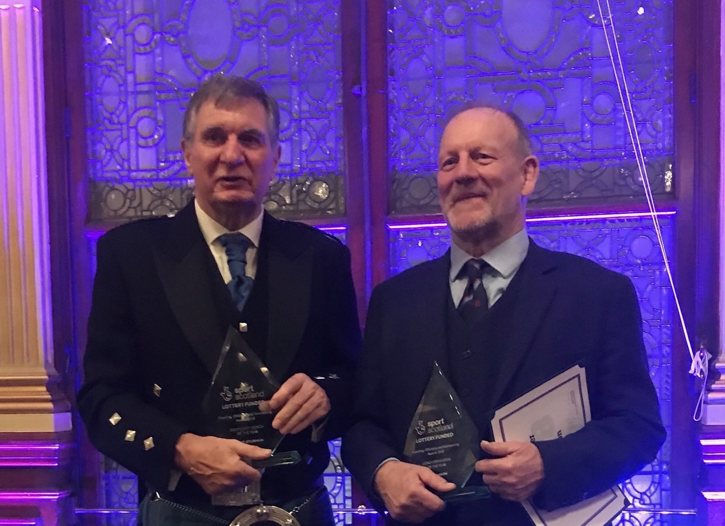 David Sturman and Bob Easson recognised at sportscotland Coaching ...